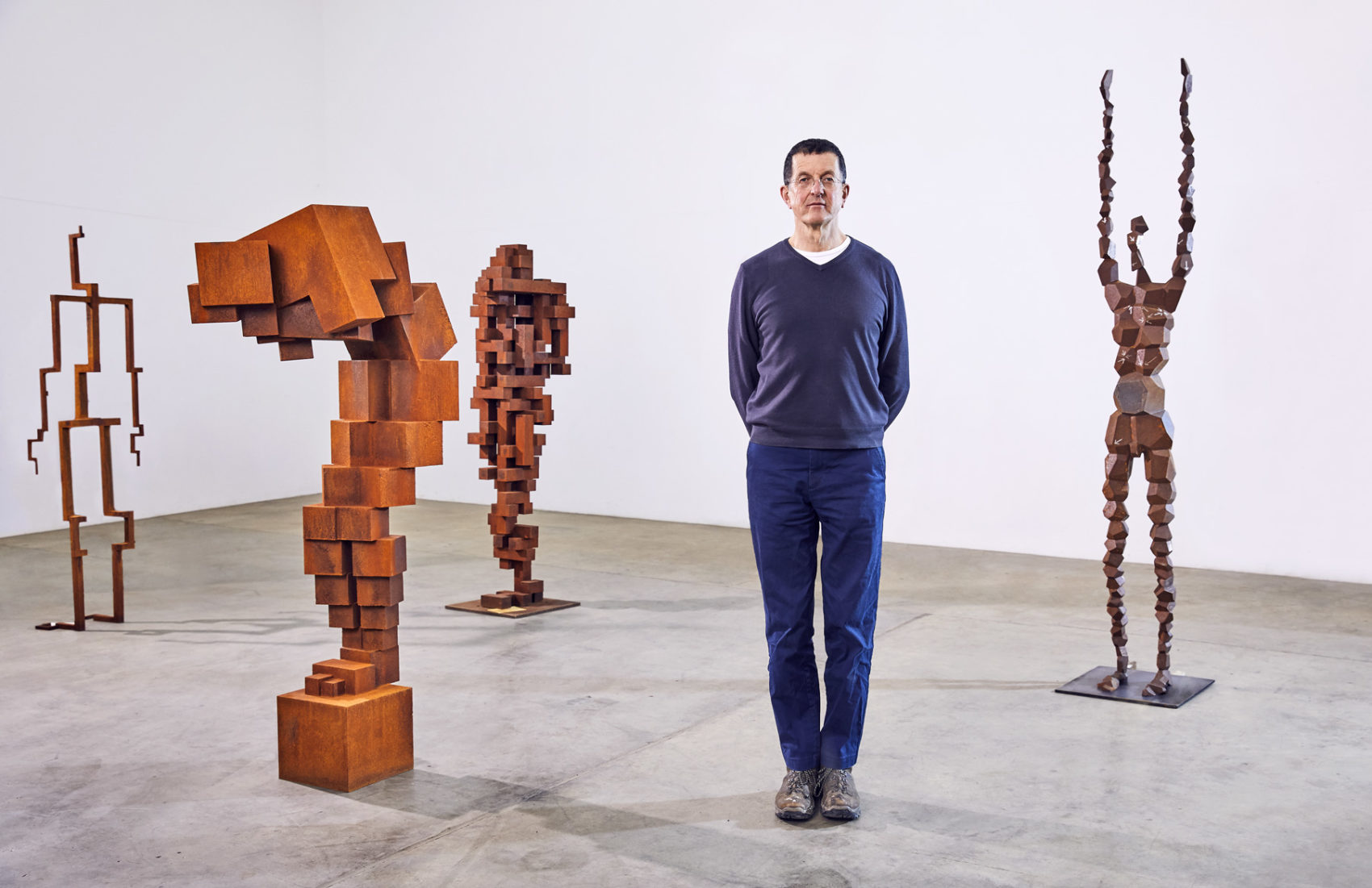 Sir Anthony Gormley Photoshoot | By Robert Wilson
