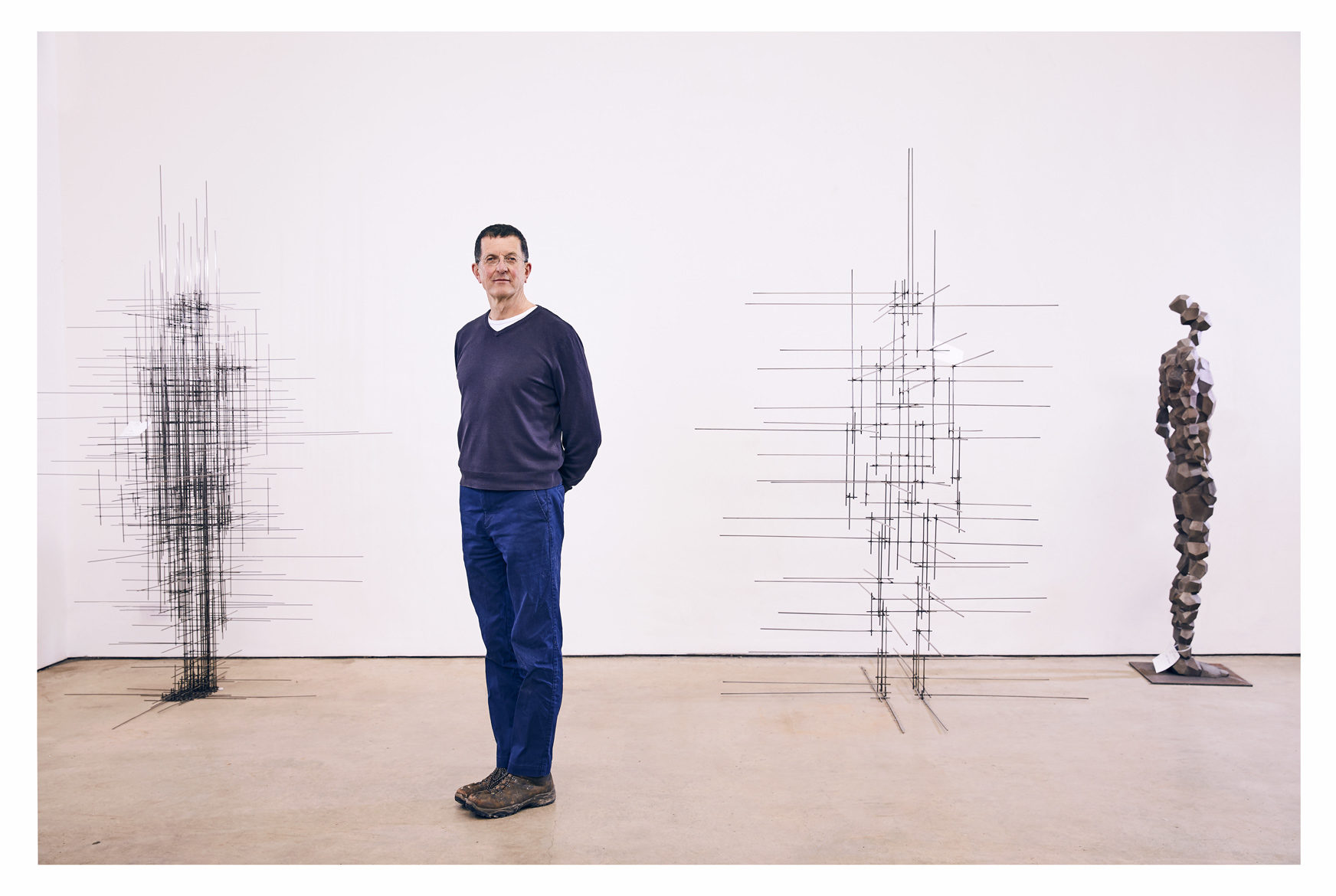 Sir Anthony Gormley Photoshoot | By Robert Wilson