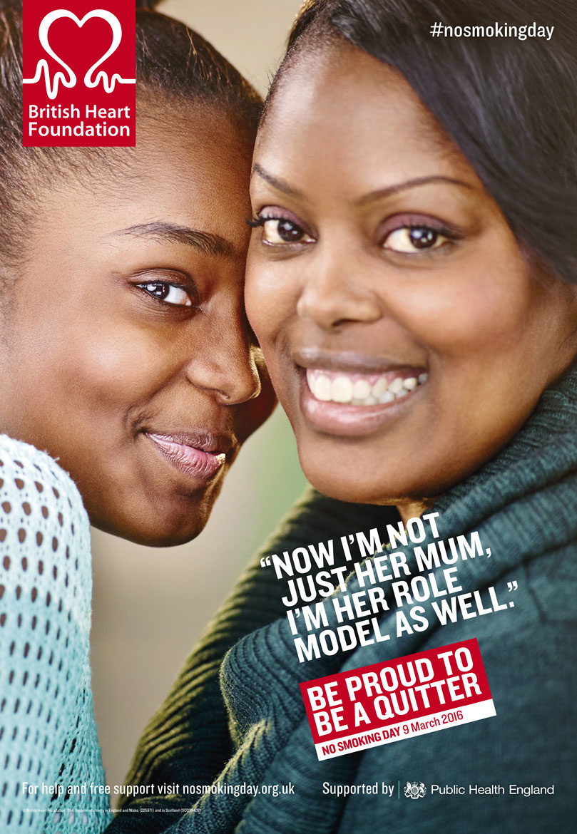 British Heart Foundation “Be Proud To Be A Quitter” Photoshoot | By ...
