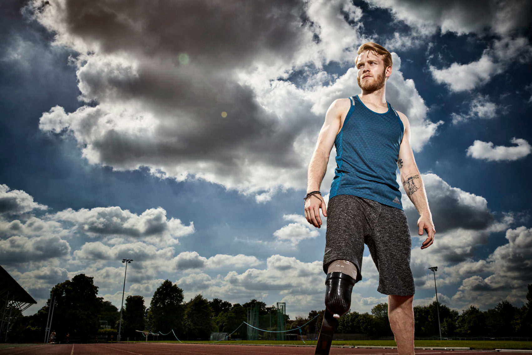 Jonnie Peacock Photoshoot | By Robert Wilson